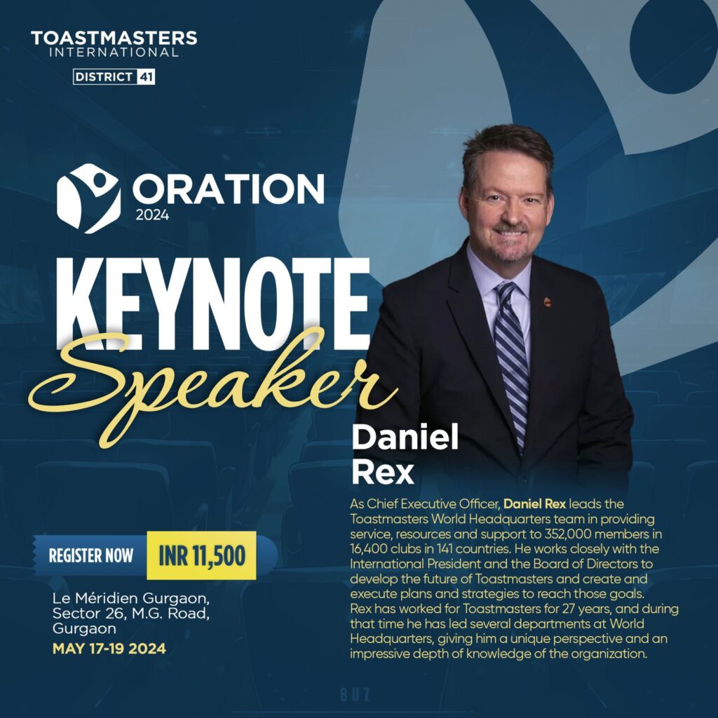 ORATION 2024 – District 41 Toastmasters